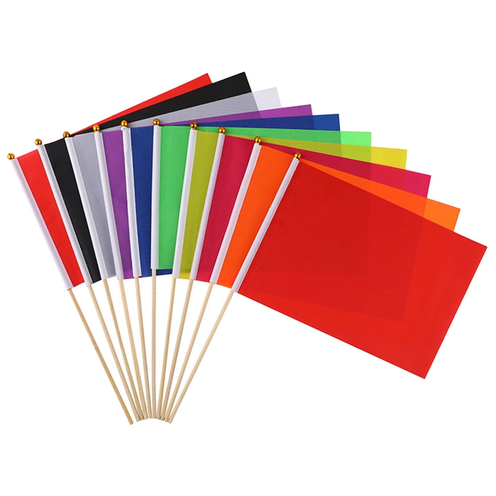 10pcs Marking Flags Garden Irrigation Flags Construction Marker Flags ...