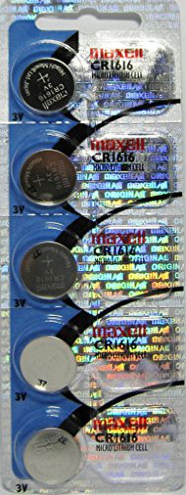 10pcs Maxell CR1616 3V Lithium Cell Battery (Bulk Pack) - Walmart.com
