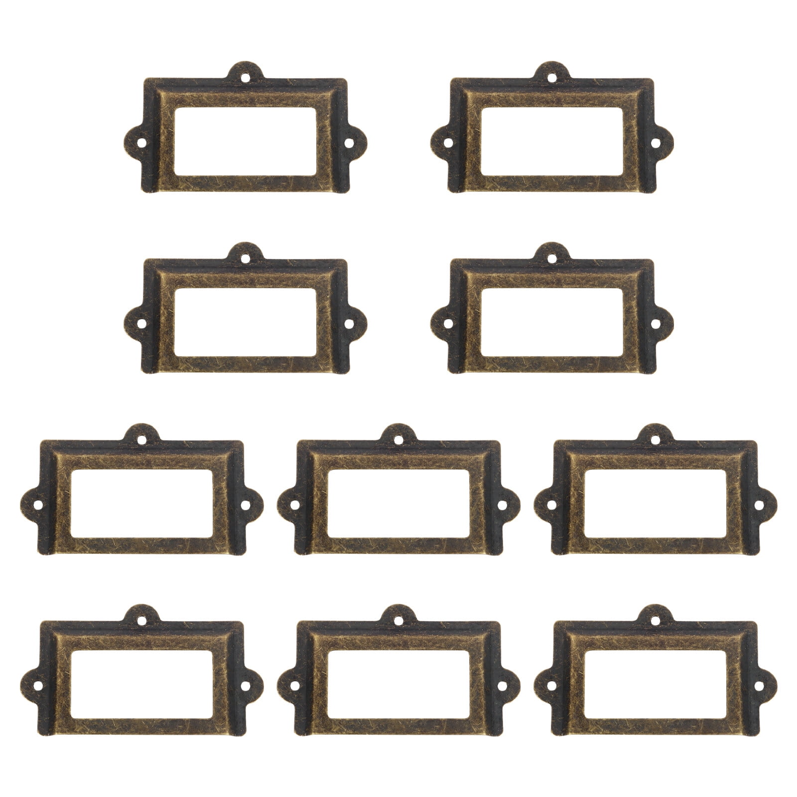 10pcs Medicine Chest Label Pull Frames Holders Drawer Label Frames ...