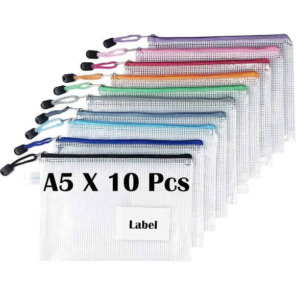 Mesh Bags with Zippers