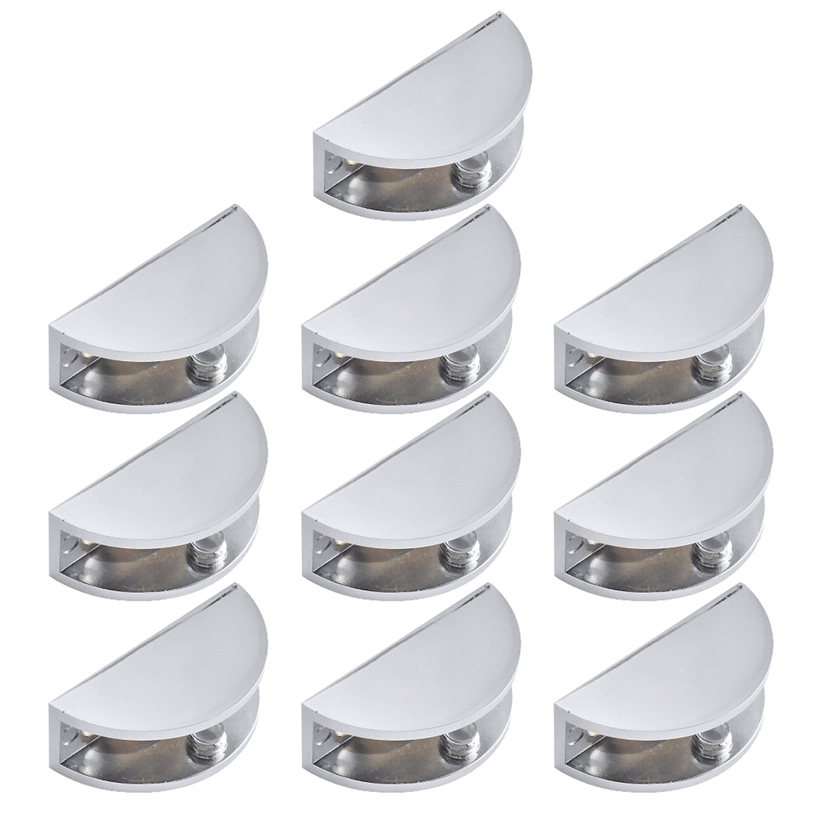 10pcs Metal Glass Supports Secure Glass Fixture Retail Display Glass ...