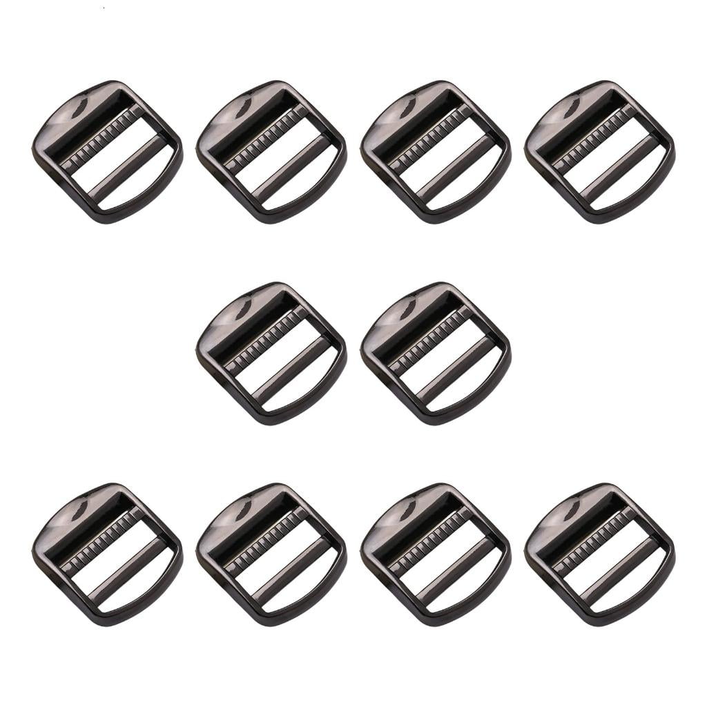 10pcs Metal Ladder Buckles Sturdy Grooves Designs for Bag Strap ...