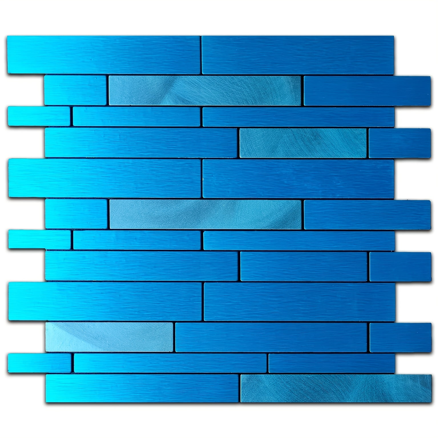 10pcs Metal Mosaic Wall Stickers, Waterproof & Heat-Resistant Cut-to ...