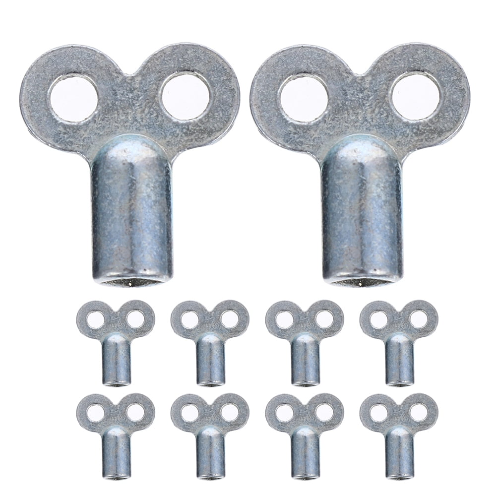 10pcs Metal Radiator Valve Keys Square Hole Socket Bleed Key Water Tap ...