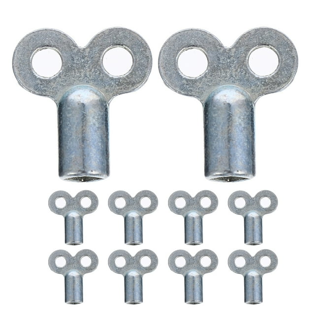 10pcs Metal Radiator Valve Keys Square Hole Socket Bleed Key Water Tap ...