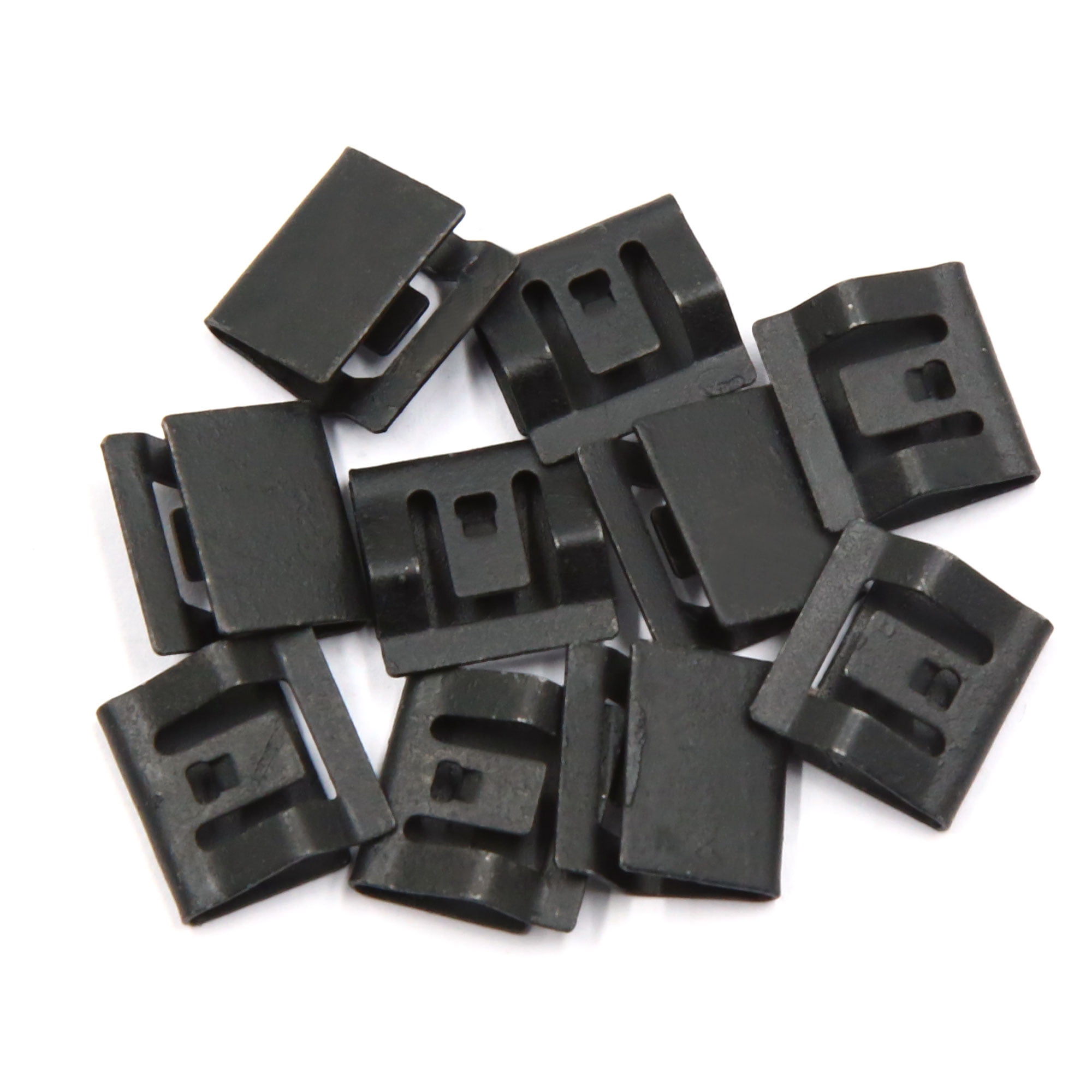 10pcs Metal Retainer Car Truck Console Dashboard Trim Clip 14mm x 13 ...