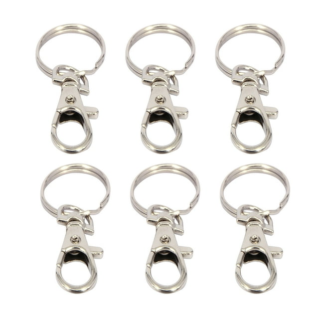10pcs Metal Swivel Lobster Clasp Keychain, Car Keyring Clip, Trigger ...