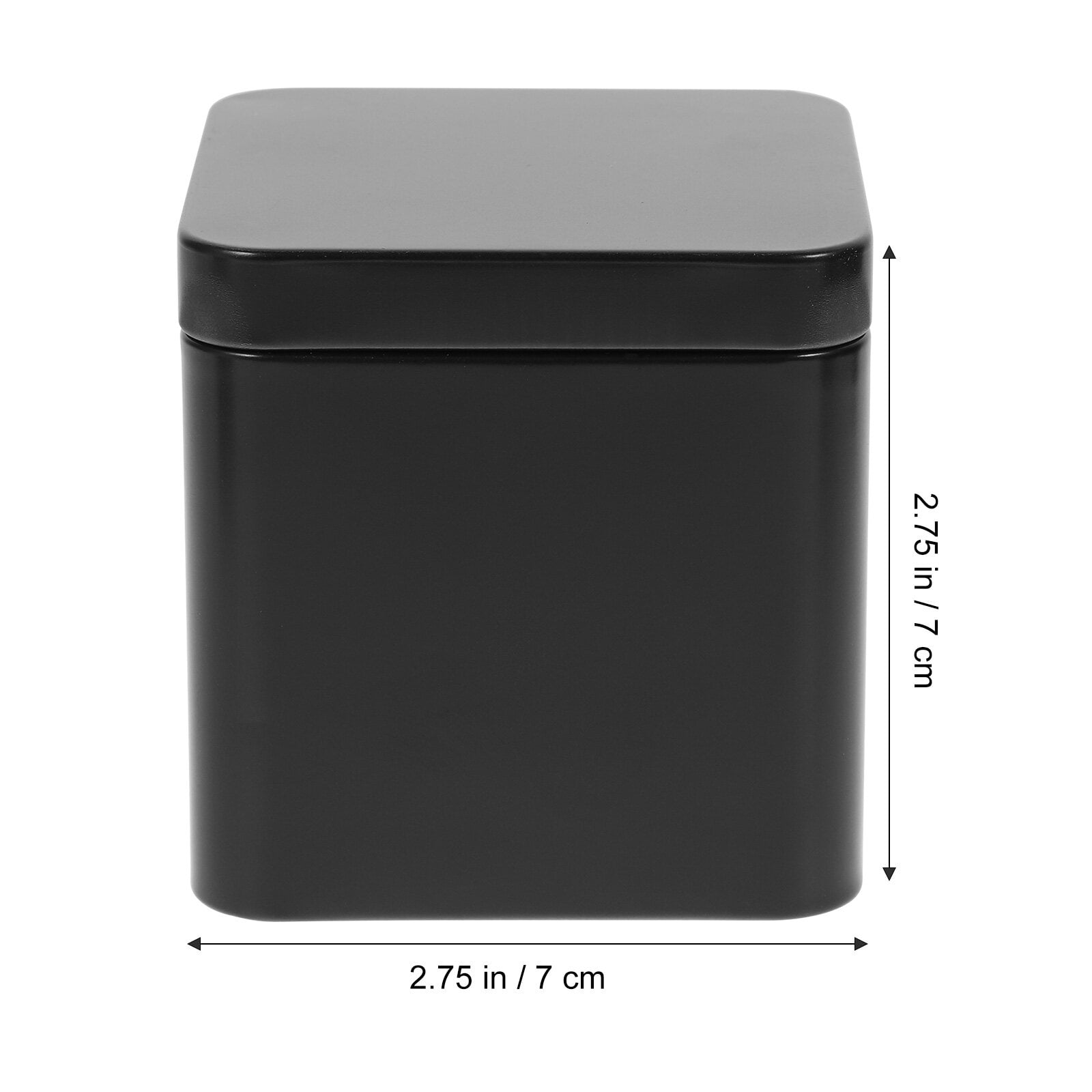 10pcs Metal Tin Square Tea Containers Portable Loose Leaf Tea Tin Box ...