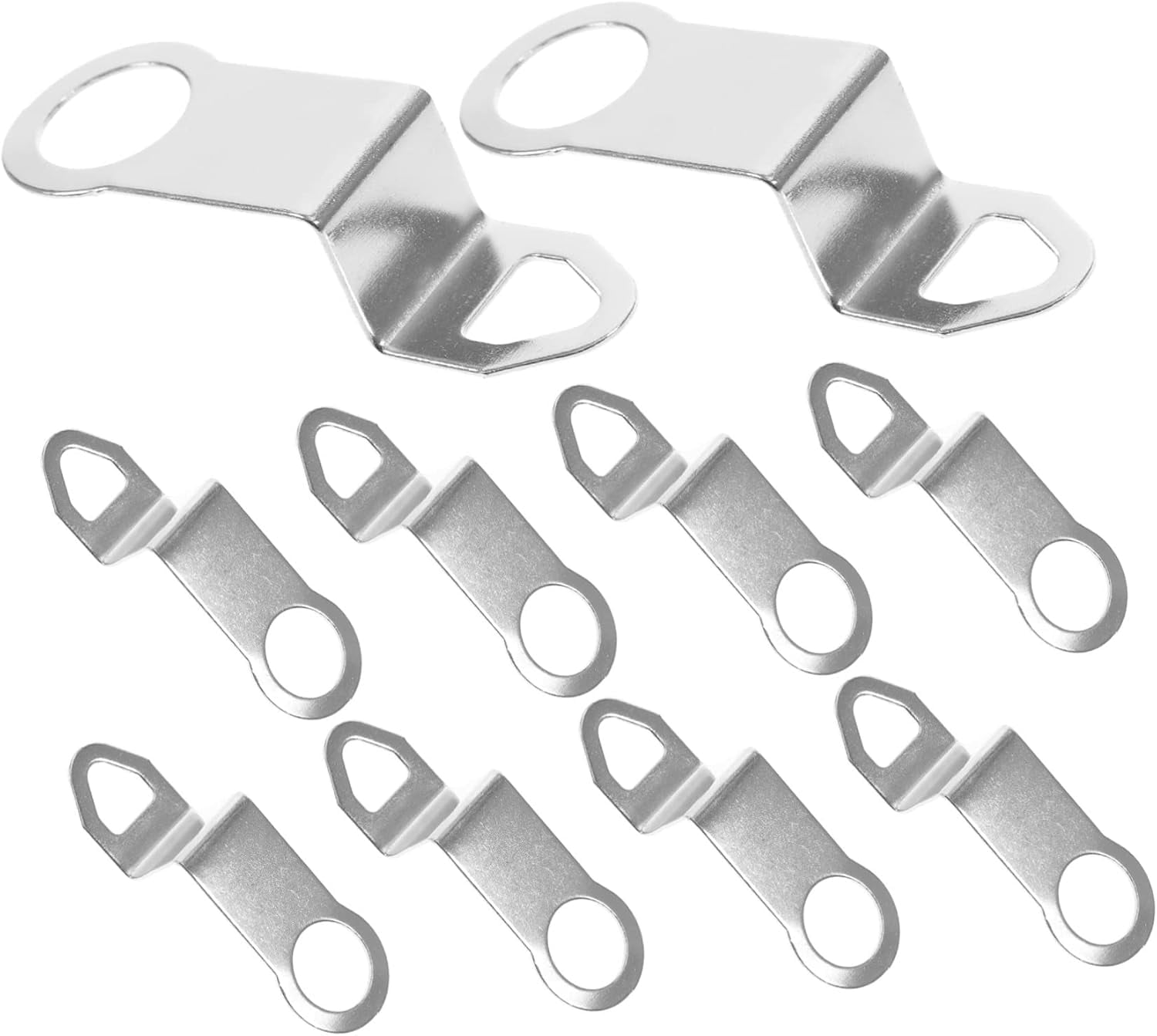 10pcs Metal Wall Clock Hanging Hooks Accessories Plug-in Quartz Clock Toolkit Battery Metal Wall ...