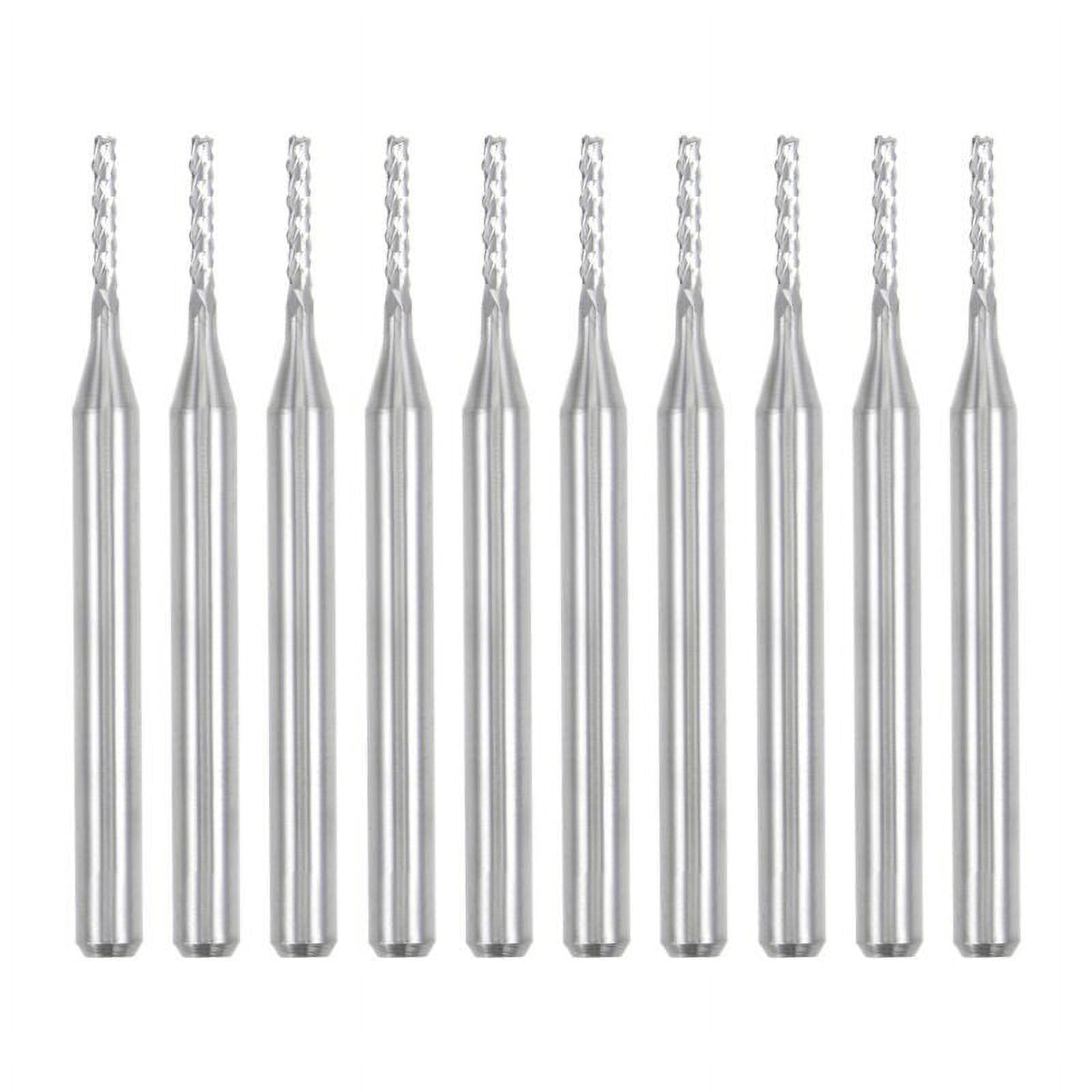 10pcs Milling Cutter Router Bit 1.2mm Carbide End Mill For PCB Machine ...