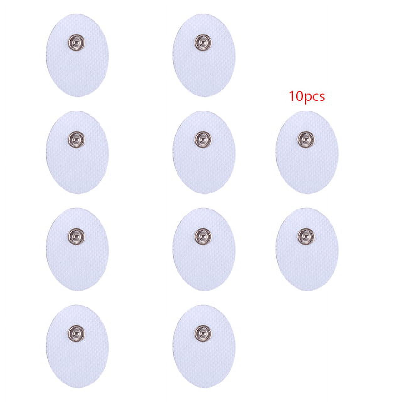 10pcs Mini Button Electrode Pad Patch Sticker Pulse Low Frequency ...