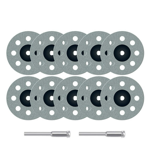10pcs Mini Diamond Cutting Disc Set for Rotary Accessories Circular Saw ...
