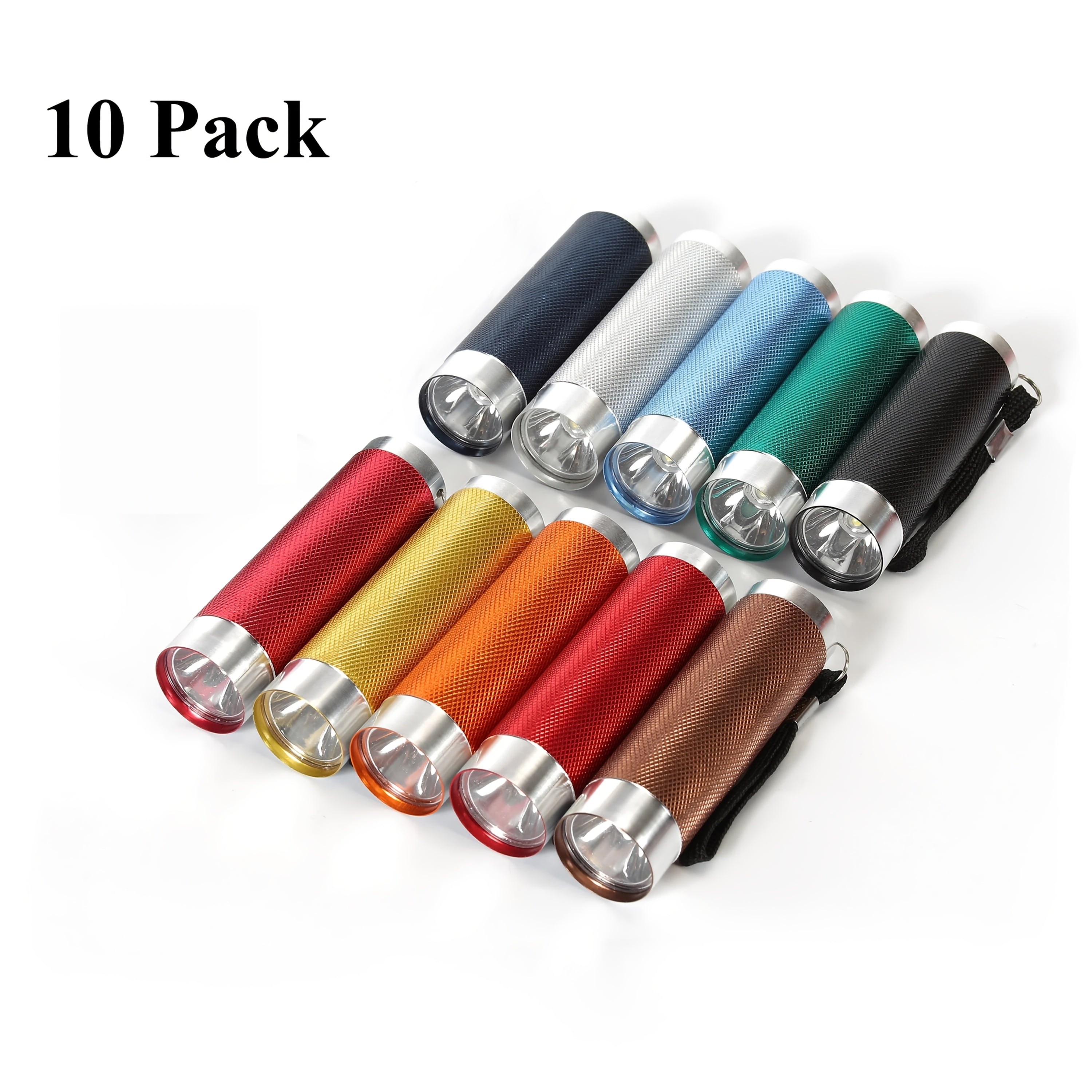 10pcs Mini LED Flashlights, Handheld Flashlights, 10 Colors, Easy to ...