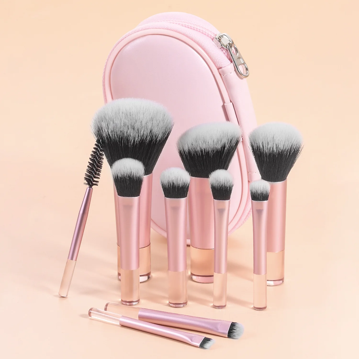 10pcs Mini Makeup Brush Set Powder Eyeshadow Foundation Blush Blender ...