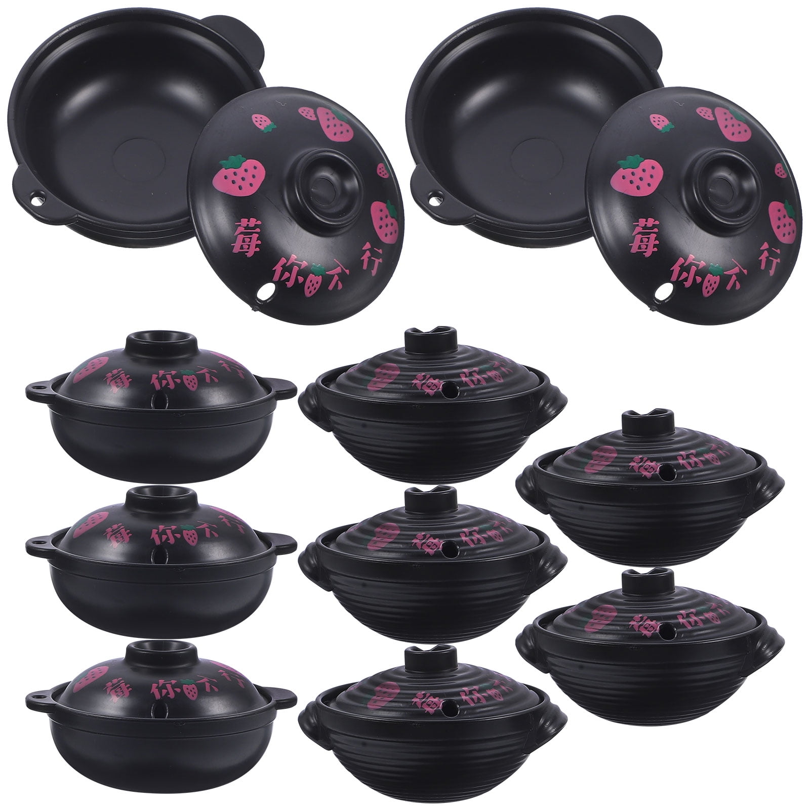 10pcs Miniature Cooking Pots Doll House Mini Kitchenware Mini Scene ...