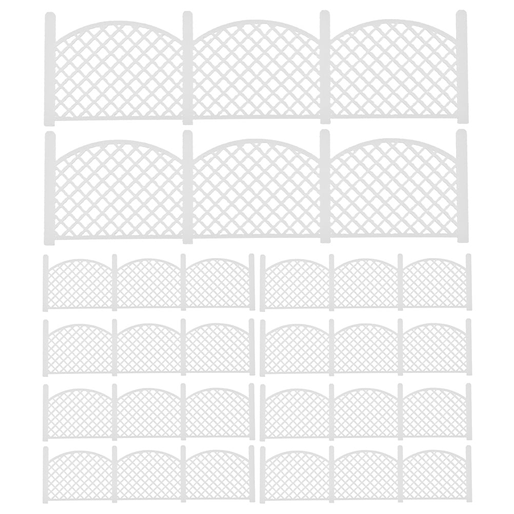 10pcs Miniature Garden Fence Doll House Mini Fence Ornament Diy Small ...
