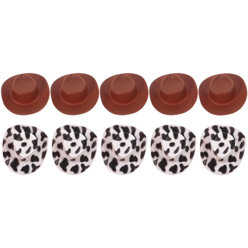 10pcs Miniature Hat Mini Hat DIY Prop Exquisite Miniature Doll Hat ...
