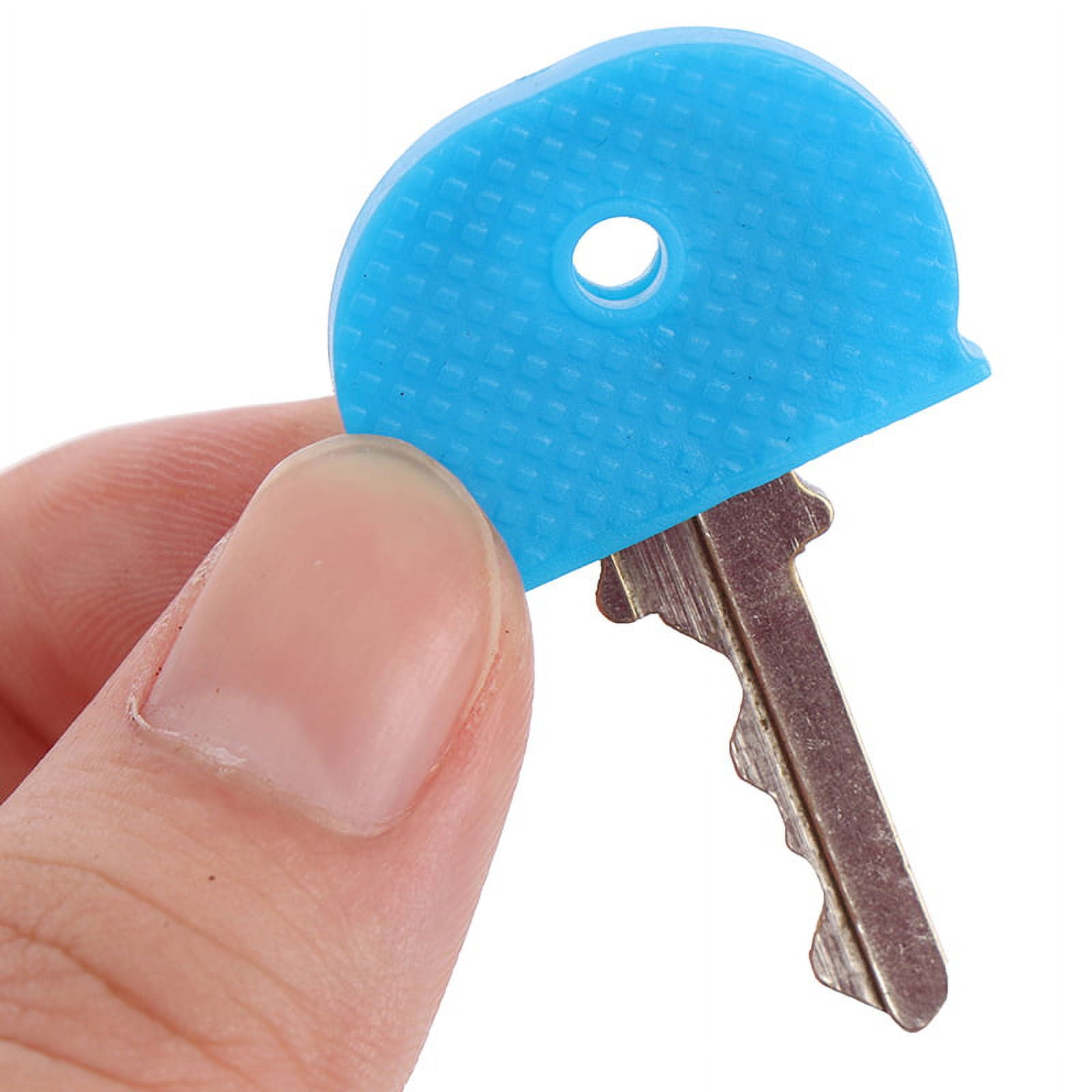 10pcs Mixed Colors Rubber Soft Key Locks Keys Cap Key Covers Topper ...