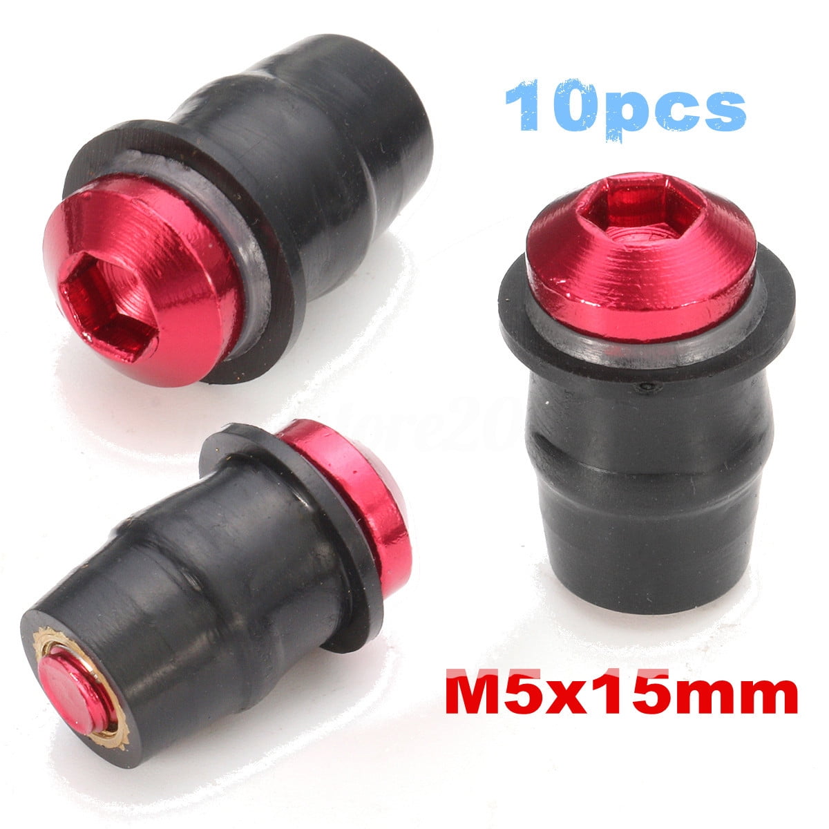 10pcs Motorcycle Screws Bolts Set M5x15mm For Honda For Suzuki ...