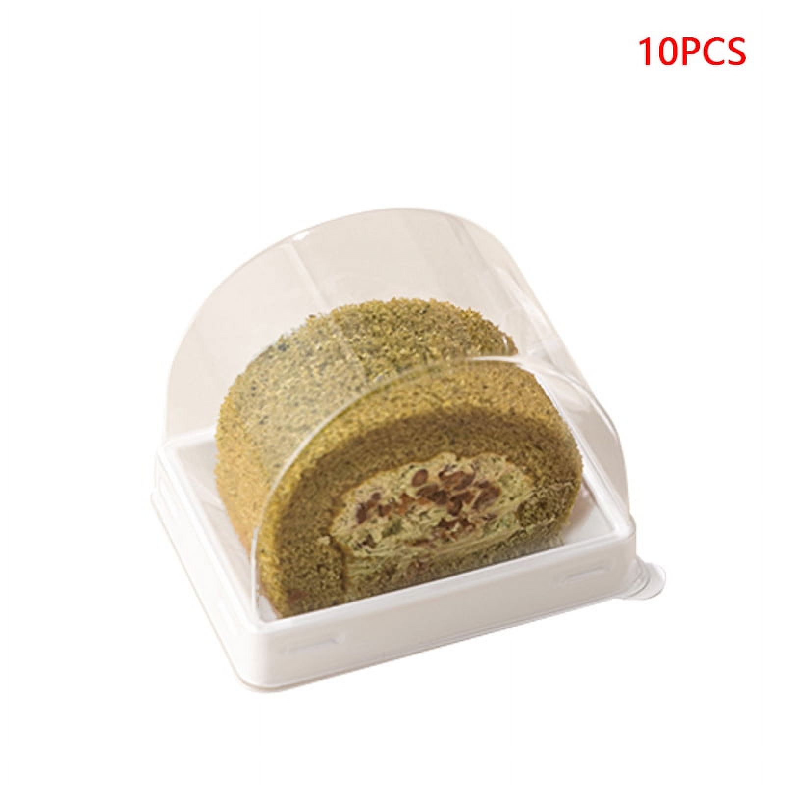 10pcs Mousse Cake Box With Lid Swiss Roll Dessert Packaging Boxes ...