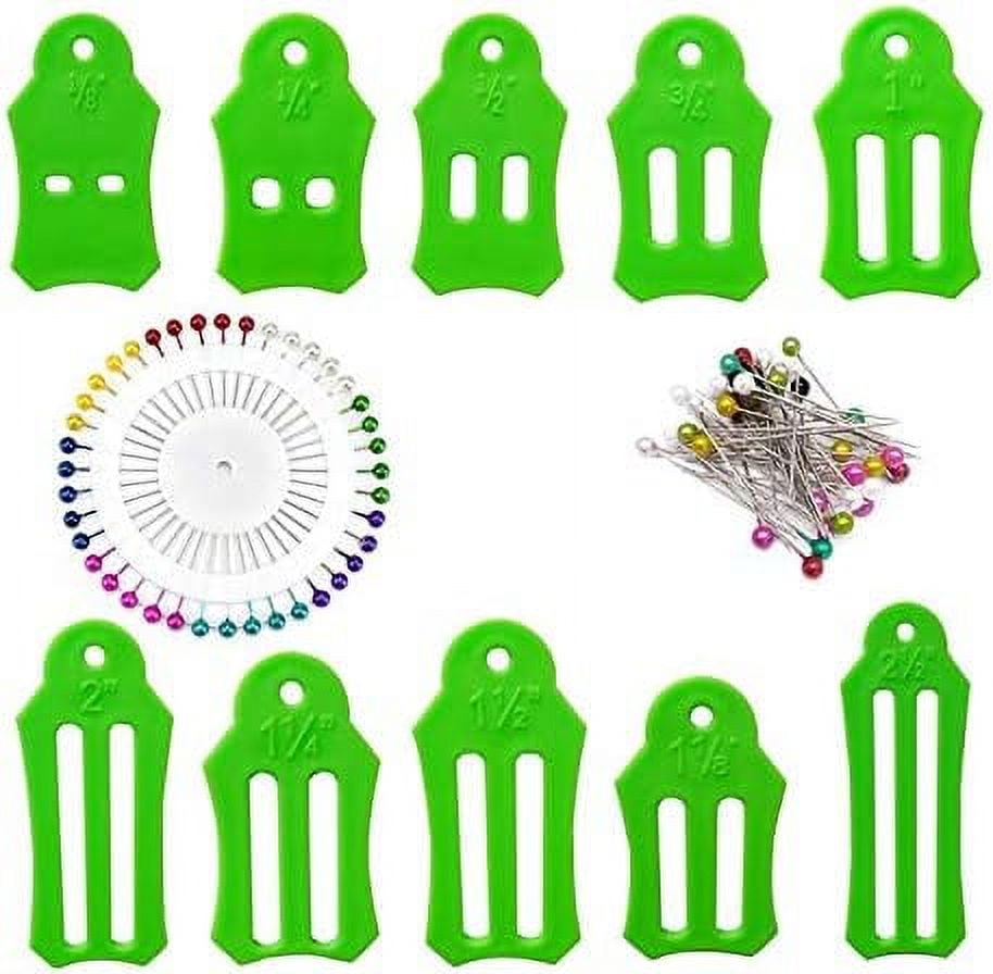 10pcs Multi-Sizes Folding Fabric and Biasing Strips Roll Sasher Tool ...