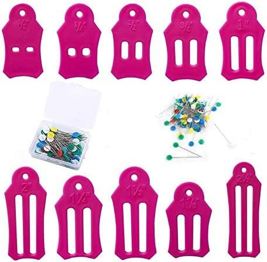 10pcs Multi-Sizes Folding Fabric and Biasing Strips Roll Tool Set with ...