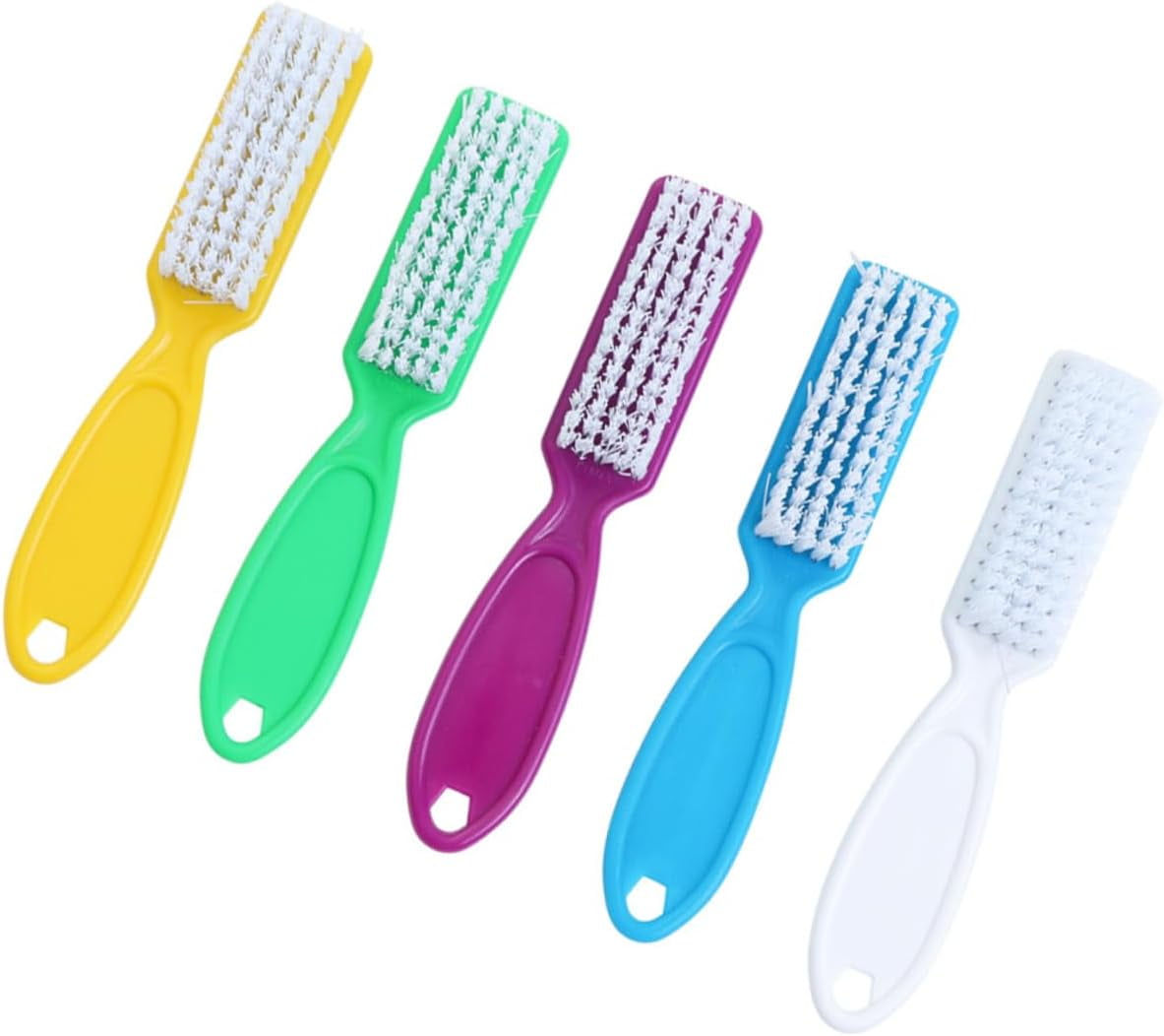 10pcs Nail Cleaner Brush Handle Nail BrushCleaning Brush Fingernail ...