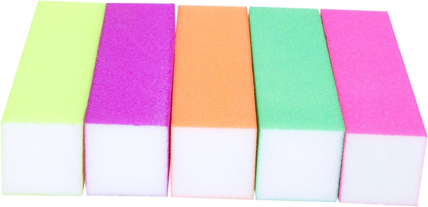 10pcs Nail Polish Manicure Tools 4 Way Buffer Block Women Nail File ...