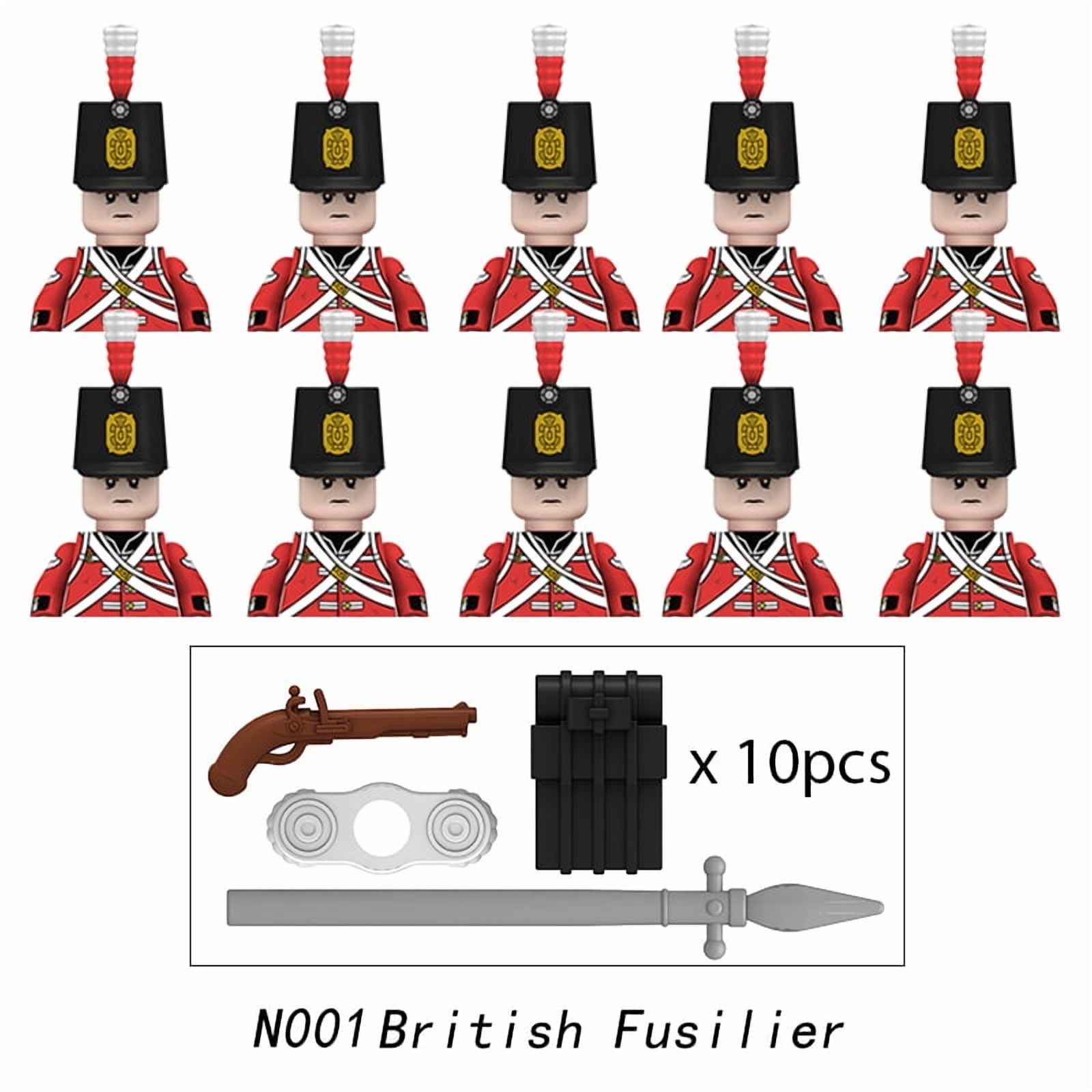 10pcs Napoleonic Wars Military Soldiers Building Blocks Mini Figures ...