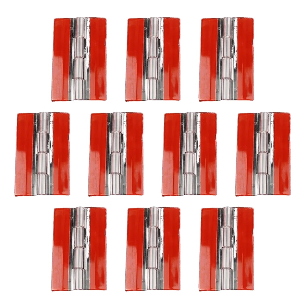10pcs No Drill Clear Hinges Acrylic Door Hinges Flexible Folding Hinges ...