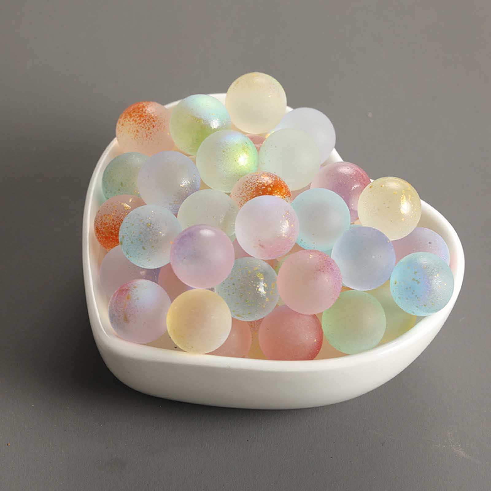 10pcs NonPorous Magic Color Sprinkling Gold Glaze Loose Beads NonPorous ...