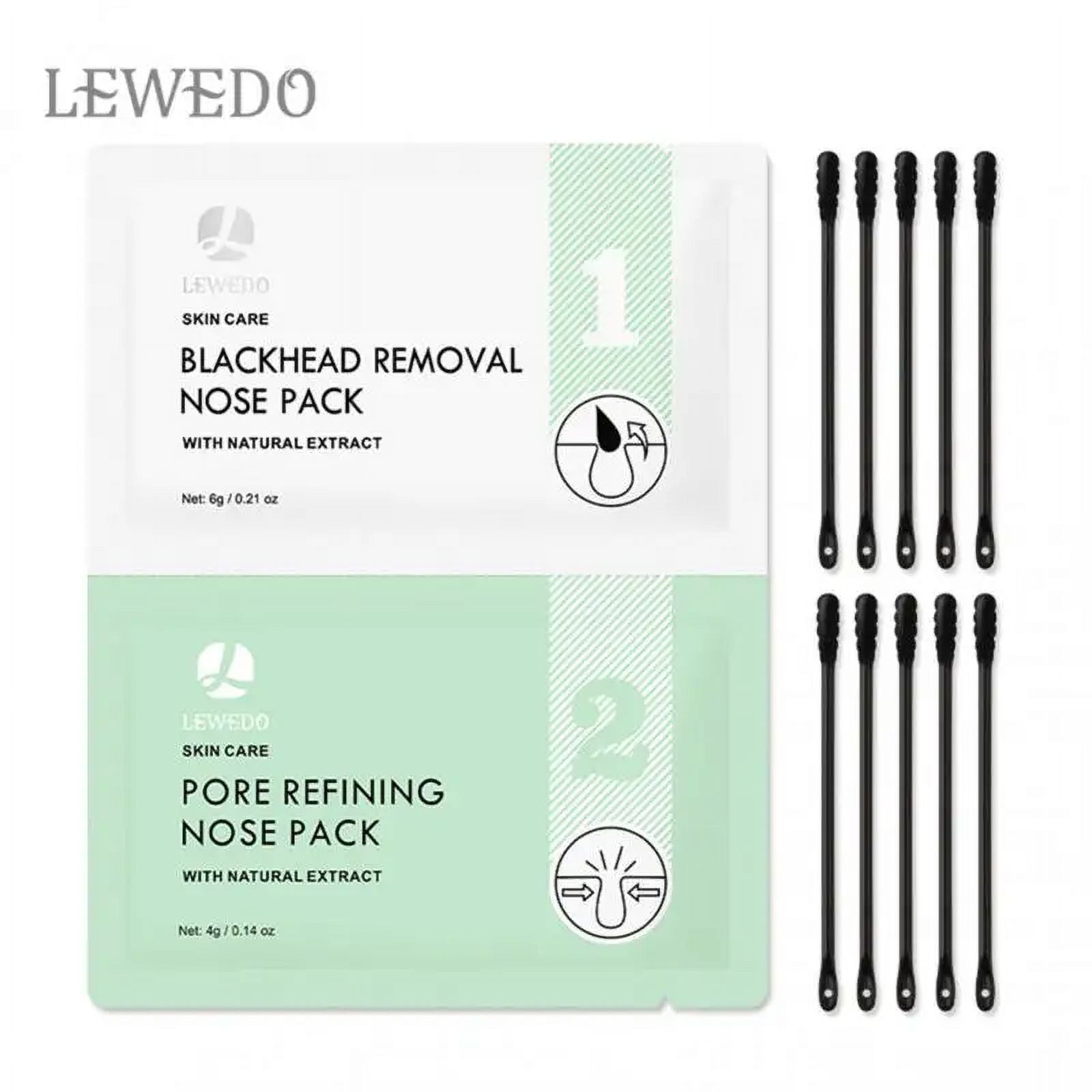 10pcs Nose Blackhead Remover Mask Set Deep Cleansing Shrink Pore Nose