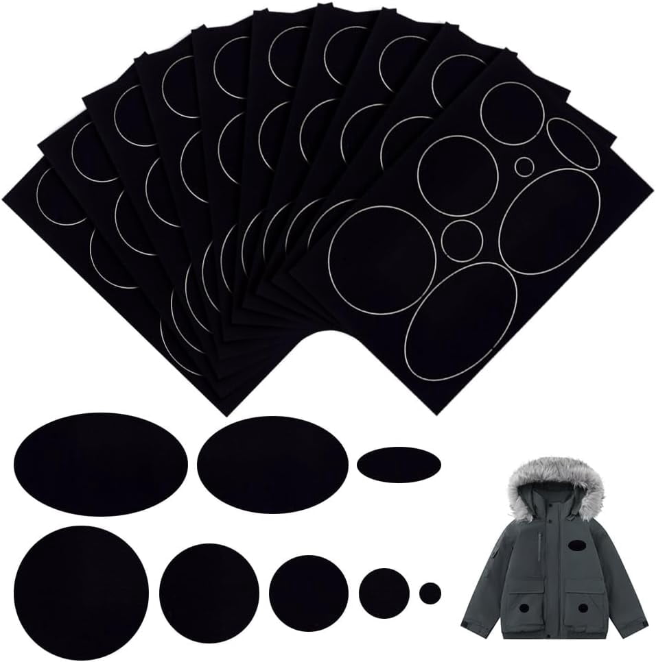 10pcs Nylon Repair Patches Self-Adhesive and Waterproof Lightweight ...