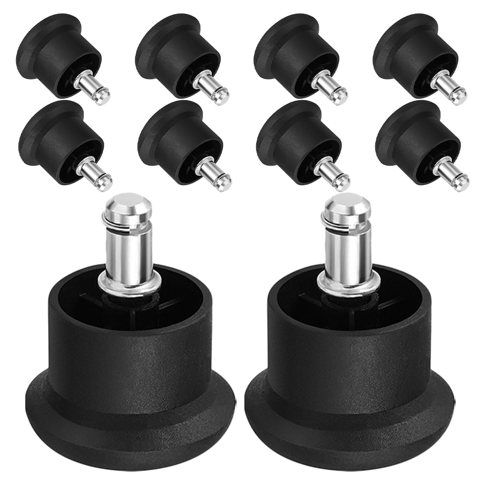 10pcs Office Chair Replacement Casters Heavy Duty Chair Glides Fixed ...