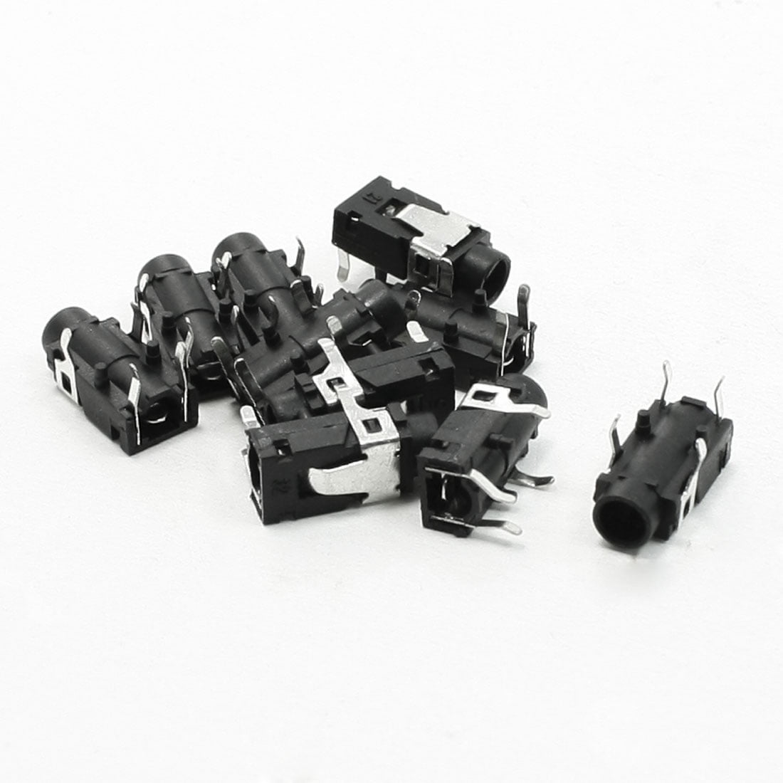 10pcs PCB Mount 4 Pin Headphone Earphone Jack 3.5mm Stereo Socket ...