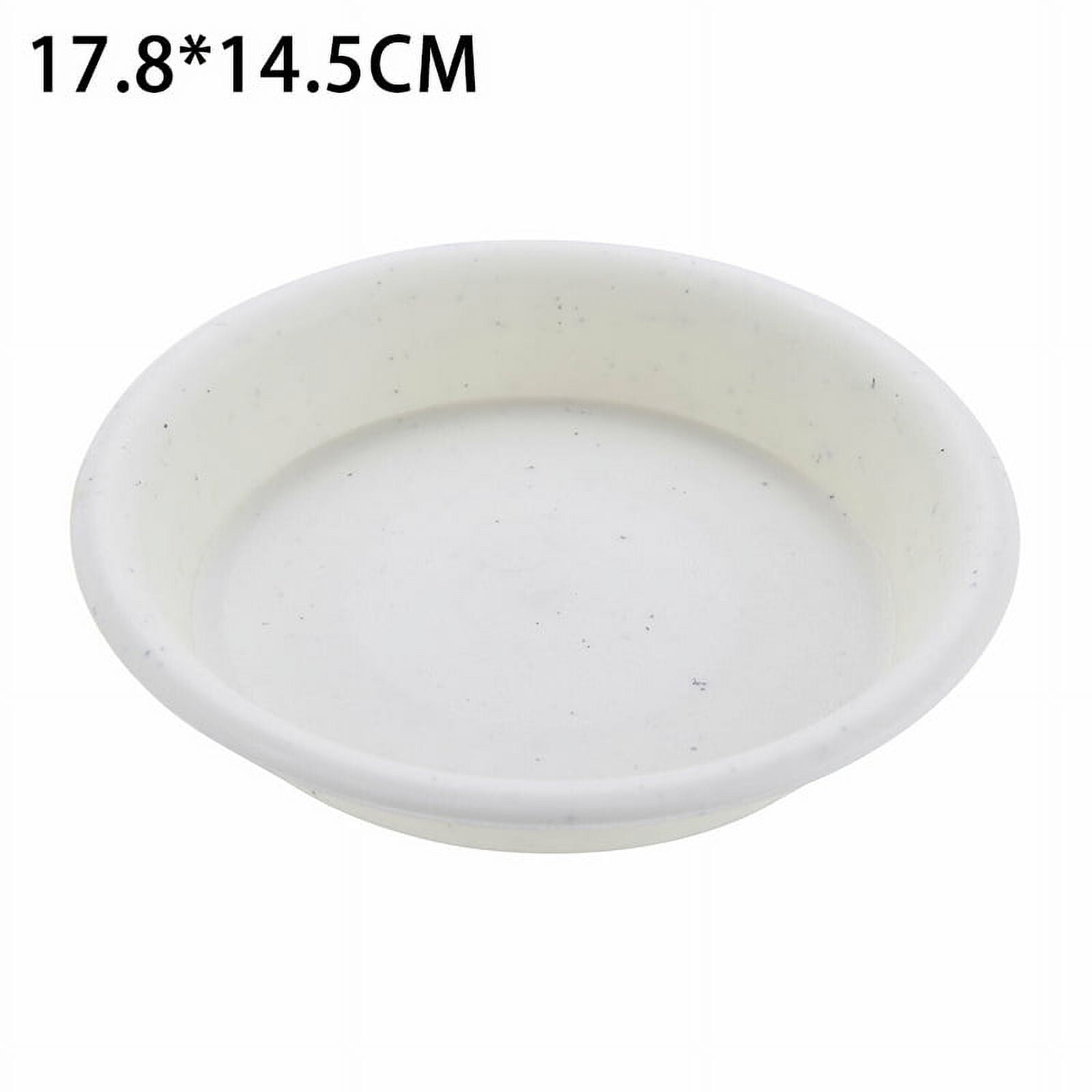 10pcs PP Round Succulent Plant Flower Pot Trays Planter Saucer Tray ...