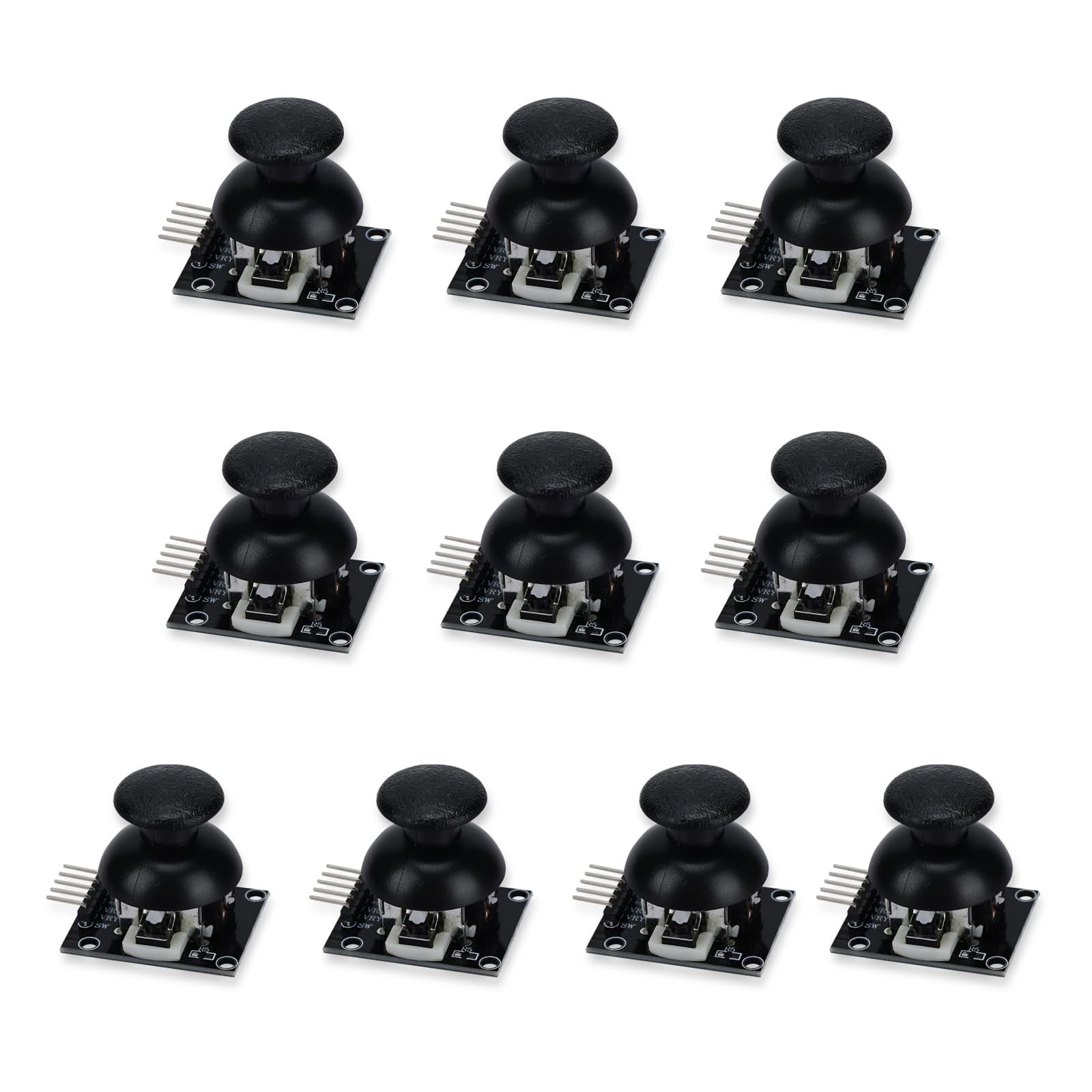 10pcs PS2 Joystick Game KEF16 Controller Module XY Dual-axis Joystick Breakout Module for ...