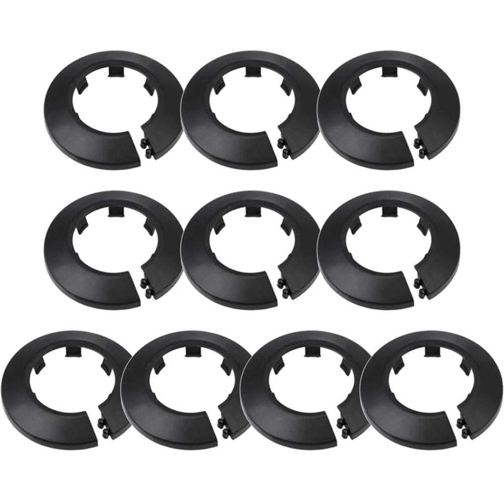 10Pcs Pvc Radiator Pipe Collars Plastic Cover Floor Decorative Radiator ...