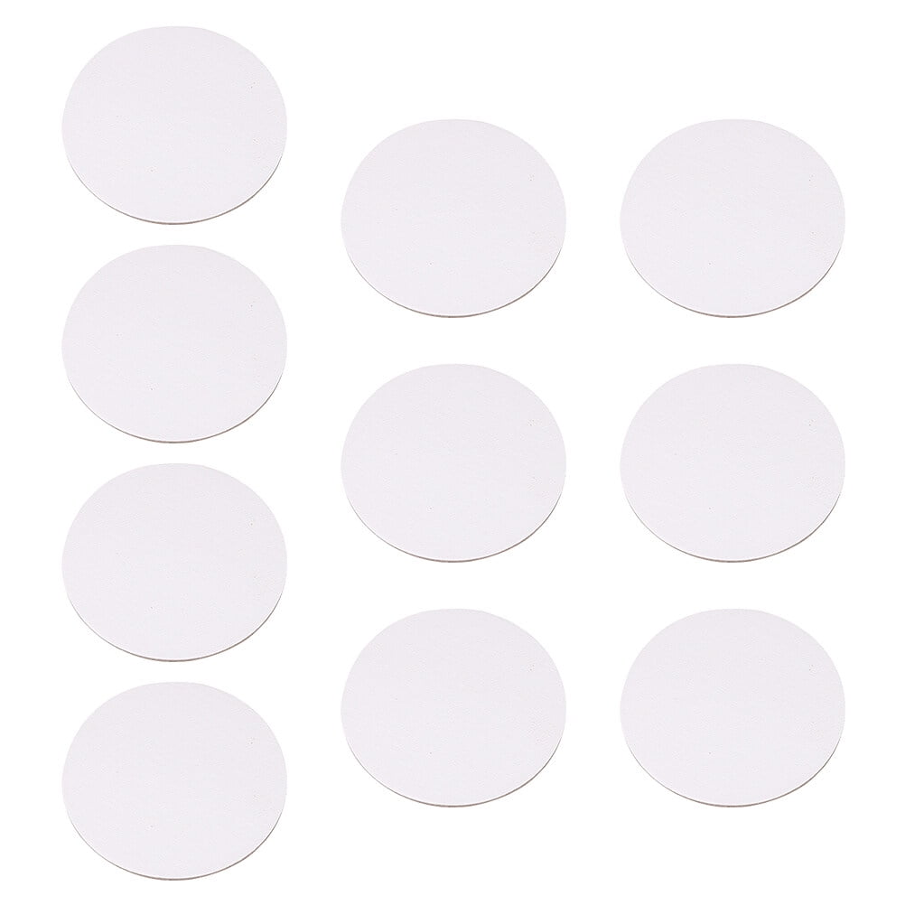 10pcs Painting Round Canvas Boards Circle Oil Canvas Board White Blank ...