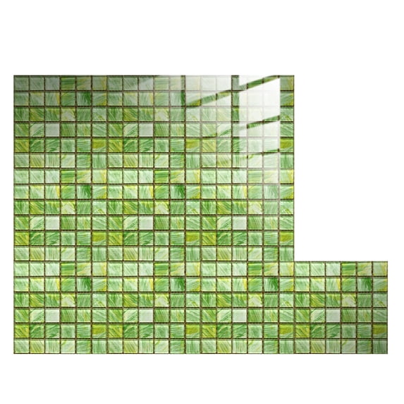 10pcs Peel and Stick Ceramic Tile Stickers Waterproof 3D Lattice Wall ...
