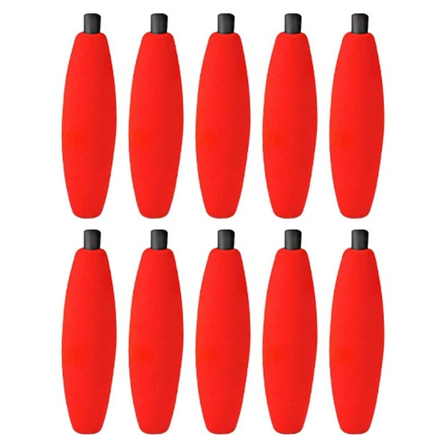 10pcs Peg Floats Catfish Fishing Bobbers Foam Rig Float Crappie Trout ...