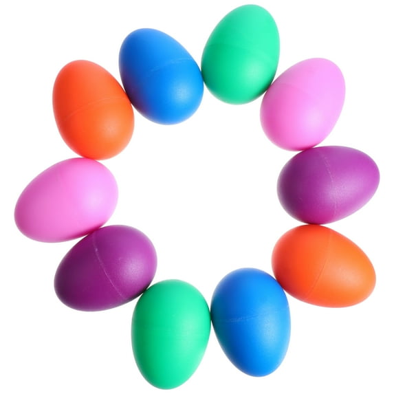 10pcs Percussion Musical Toy Plastic Sound Egg Musical Instrument for ...