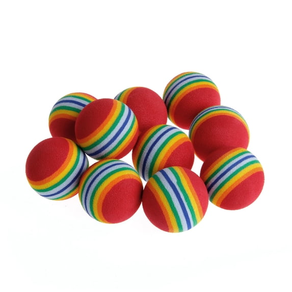 10pcs Pet Fetching Balls Toy EVA Balls Interactive for Pets Dogs Home ...