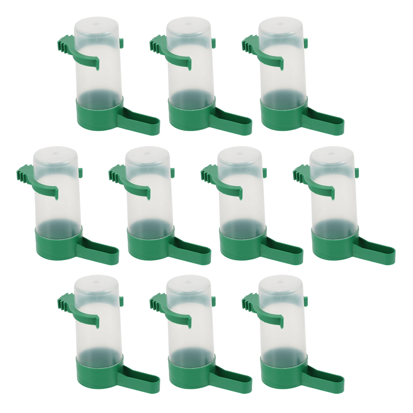 10pcs Pet Parrots Water Dispenser Birds Drinker Pigeon Drinking Water ...