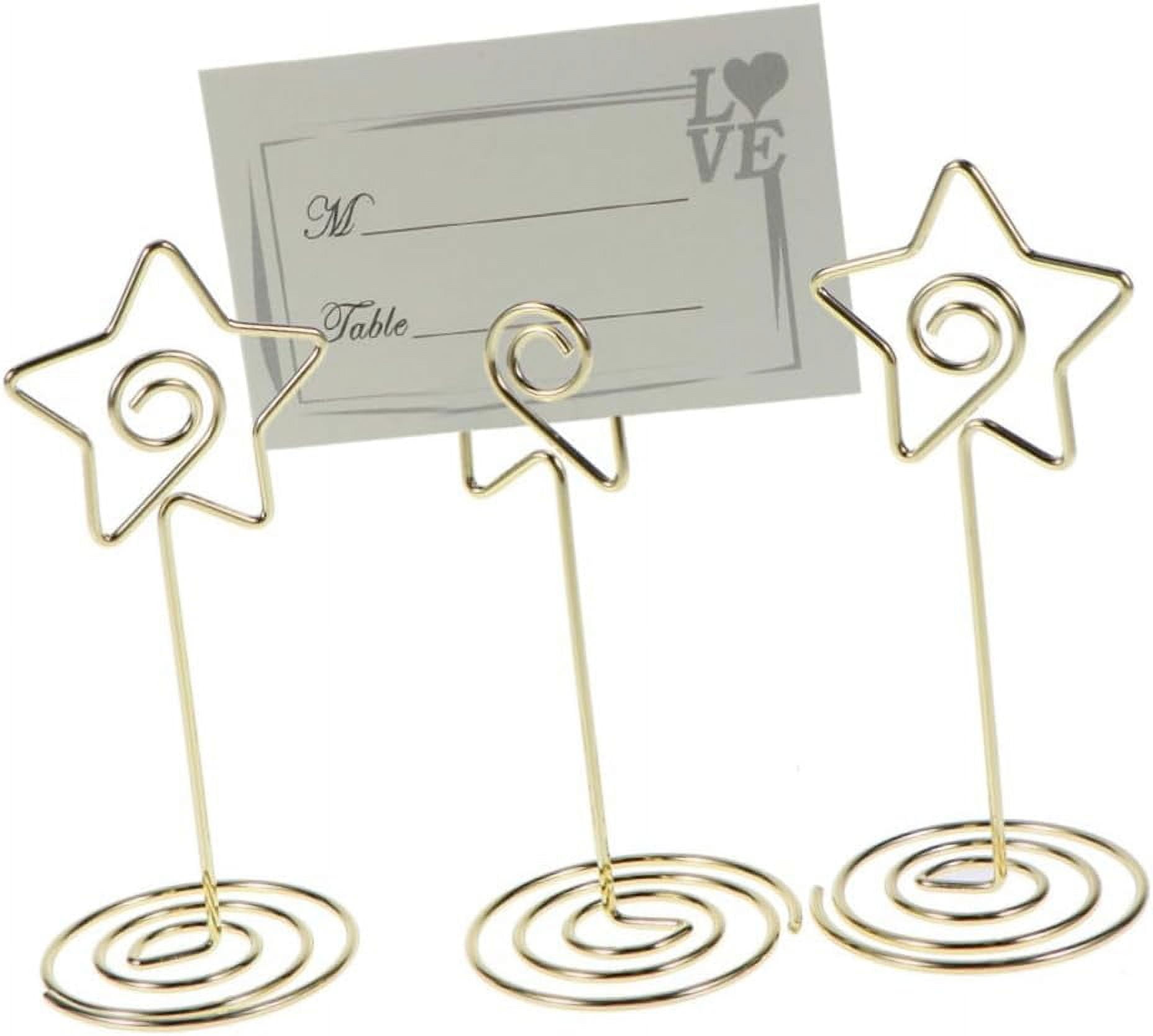 10pcs Picture Display Stand Metal Brackets Picture Stand Wedding Table ...