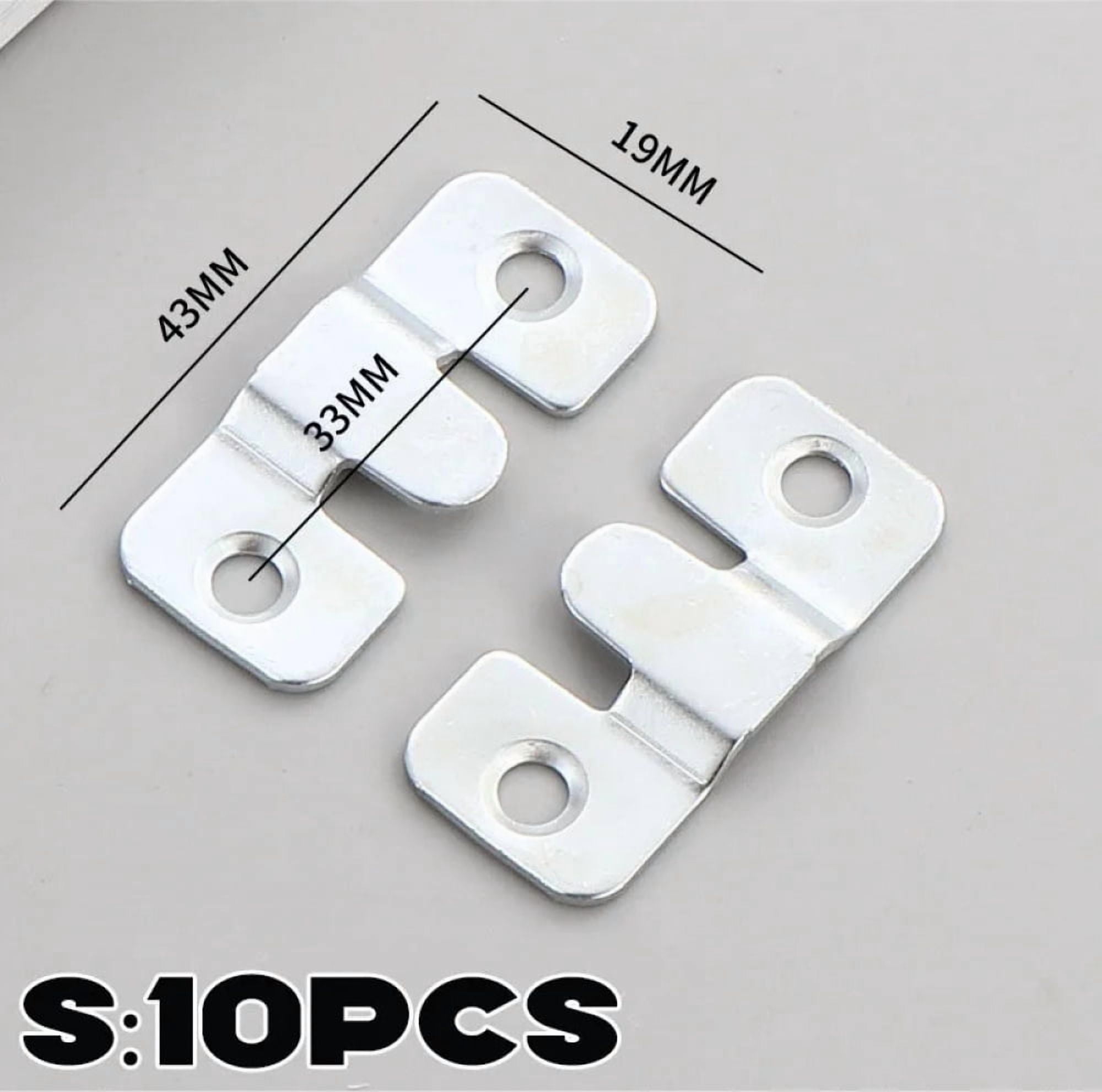 10pcs Picture Frame Hooks Stainless Steel Wall Hanger Flush Mount ...