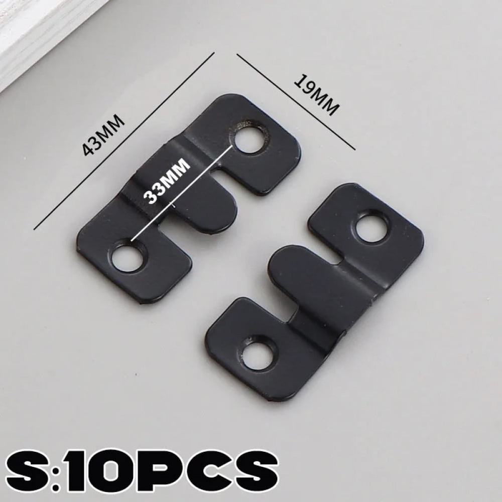 10pcs Picture Frame Hooks Stainless Steel Wall Hanger Flush Mount ...