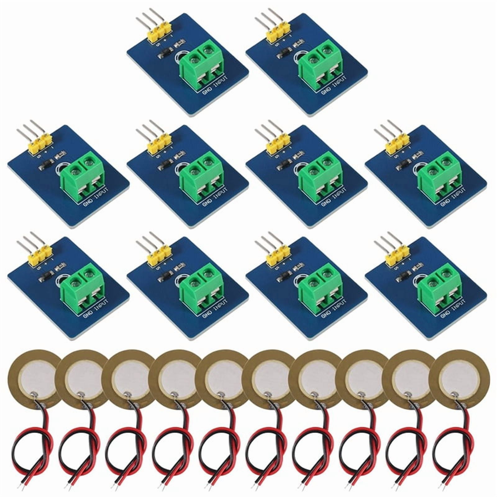 10pcs Piezoelectric Sensor Analog Ceramic Sensor Module ...