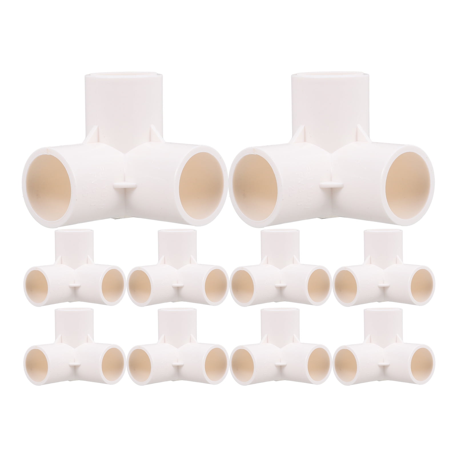 10pcs Pipe Connector Hose Tubing Fittings Pipe Couplings Pvc Connectors ...