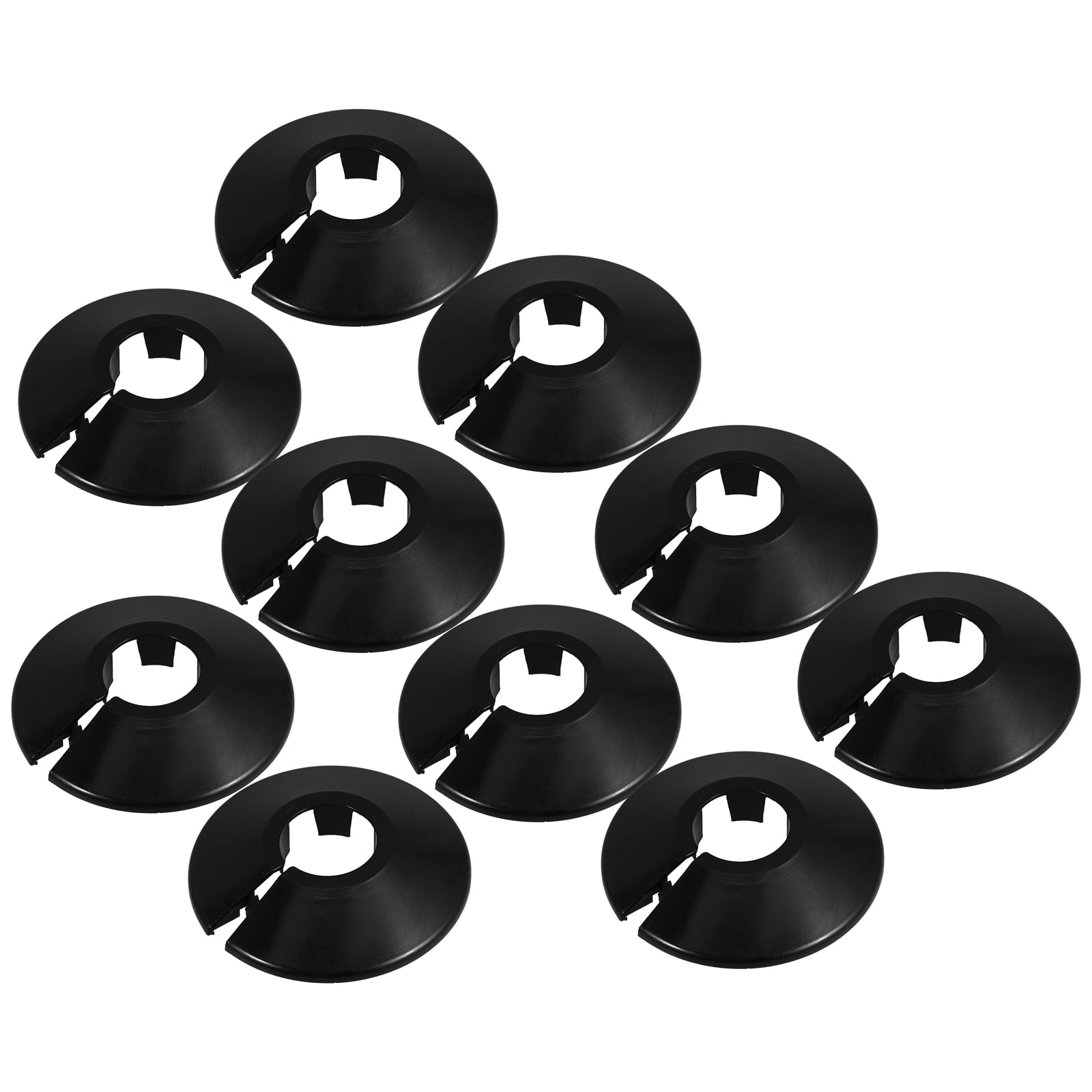 10pcs Pipe Cover Plate Bathroom Decor Plastic Plumbing Fitting Toilet ...